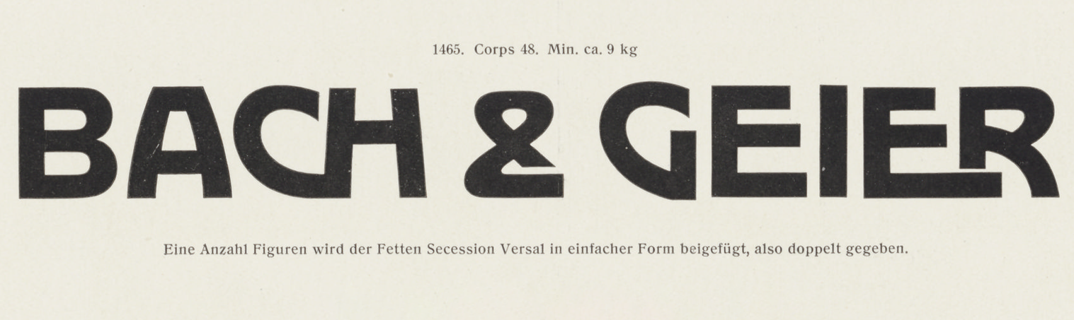 Berthold’s patented type designs, 1900–1907 and 1921–1931